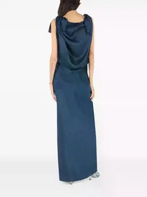 Roberto Cavalli Silk Midi Dress