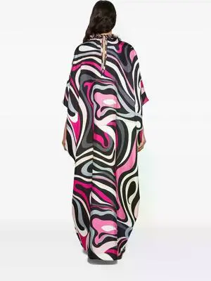 Emilio Pucci Marmo-print Maxi Dress