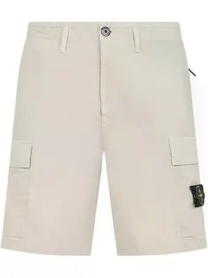 Stone Island Compass-badge Shorts - Neutrals