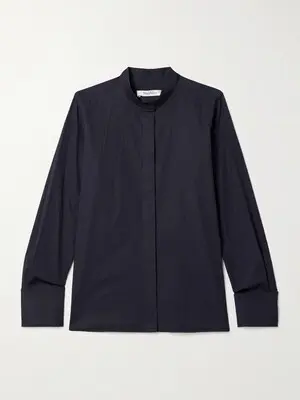 Max Mara Arduino Cotton-blend Poplin Shirt