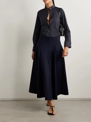 Max Mara Arduino Cotton-blend Poplin Shirt