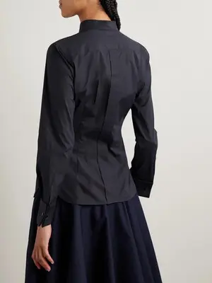 Max Mara Arduino Cotton-blend Poplin Shirt