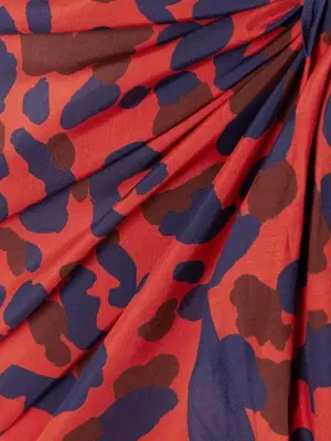 ERES Embrun Printed Cotton And Silk-blend Voile Pareo