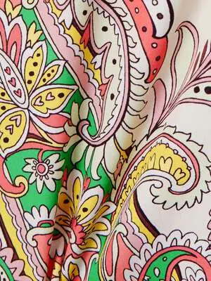 Etro Printed Cotton-poplin Blouse