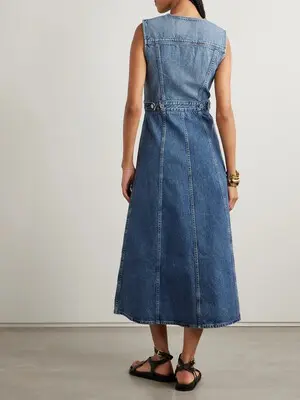 Citizens Of Humanity Idalene Organic Denim Midi Shirt Dress