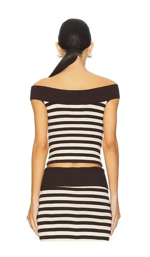 Frankies Bikinis X Bella Hadid Tucker Off-shoulder Top
