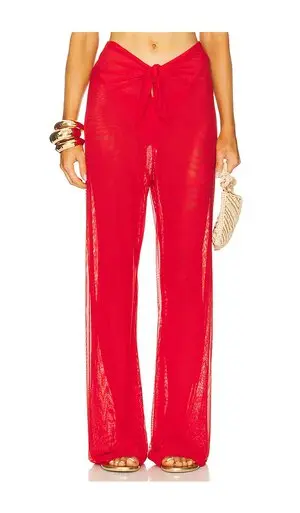 VIX PAULA HERMANNY Pareo Pants In . Also - Red
