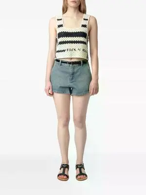 Zadig&Voltaire Dillie Knit Tank Top - Neutrals