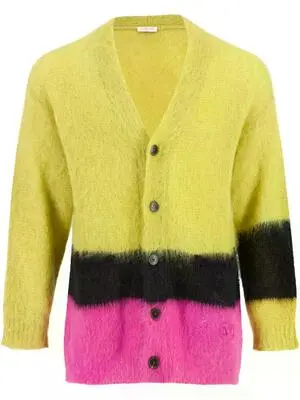 Valentino Garavani Color-block Cardigan - Yellow
