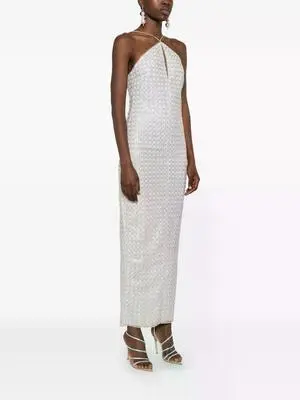 ROTATE BY BIRGER CHRISTENSEN Beaded Maxi Dress