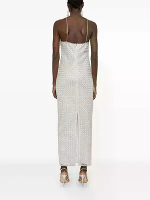 ROTATE BY BIRGER CHRISTENSEN Beaded Maxi Dress