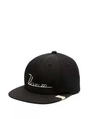 Visvim Embroidered Logo Cap - Black