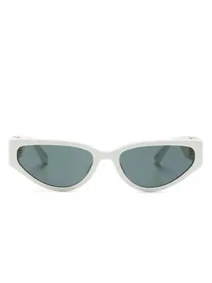 Linda Farrow Tomie Cat-eye Sunglasses - White