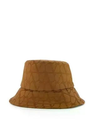 Valentino Garavani Vlogo Bucket Hat - Brown