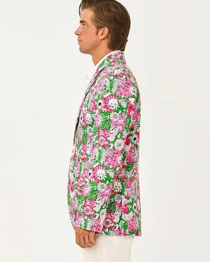 Lilly Pulitzer® Flagler Blazer - Cherry Blossom Pink Lil Chicken Check