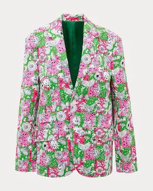 Lilly Pulitzer® Flagler Blazer - Cherry Blossom Pink Lil Chicken Check