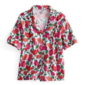 VERA BRADLEY Disney Button-down Pajama Set In Mickey Meadow