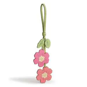 VERA BRADLEY Disney Mickey Mouse Cosmos Bag Charm Keychain In Mickey Meadow Bloom - Green