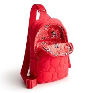 VERA BRADLEY Disney Lorman Sling Backpack - Red