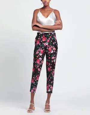 Elisabetta Franchi Tapered Floral-print Pants