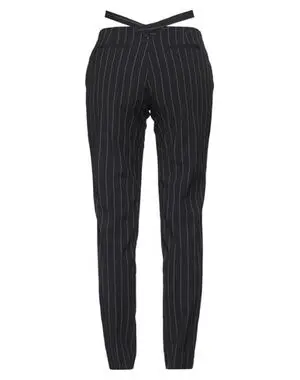 Attico Tapered Pinstriped Pants - Blue