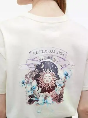 MUSIUM DIV. Cotton T-shirt - Neutrals