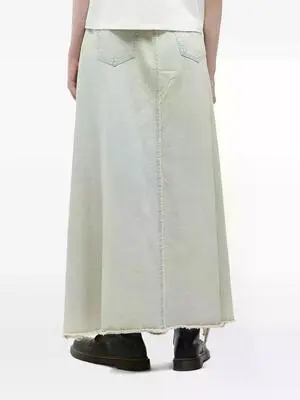 MUSIUM DIV. Distressed Denim Maxi Skirt
