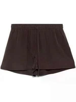 P.a.r.o.s.h Silk Shorts - Brown