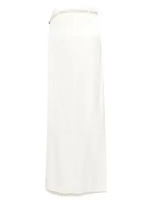 TOM FORD Silk Maxi Skirt - Neutrals