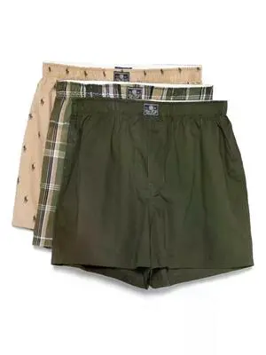 Polo Ralph Lauren Polo-pony-motif Boxers Pack - Green
