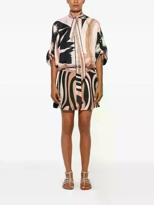 Emilio Pucci Marmo-print Mini Dress