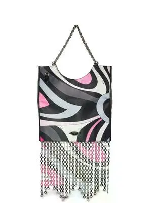 Emilio Pucci Marmo-print Folded Shoulder Bag