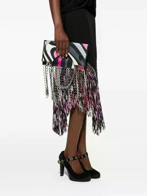 Emilio Pucci Marmo-print Folded Shoulder Bag