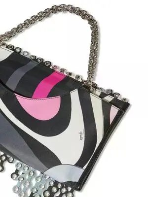 Emilio Pucci Marmo-print Folded Shoulder Bag