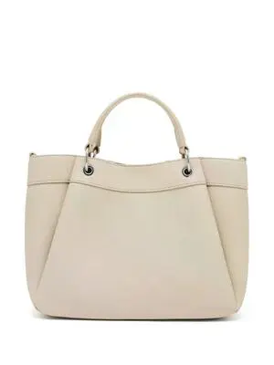 Armani Exchange Logo-stamp Tote - Neutrals
