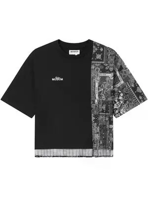 MUSIUM DIV. Bandana-print T-shirt - Black