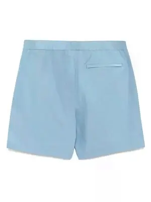 Moose Knuckles Logo Swim Shorts - Blue