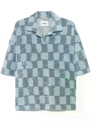 BONSAI Checkerboard T-shirt - Blue