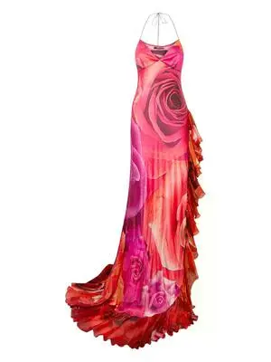 Roberto Cavalli Floral-print Maxi Dress