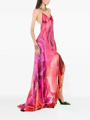 Roberto Cavalli Floral-print Maxi Dress