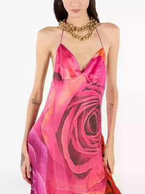 Roberto Cavalli Floral-print Maxi Dress