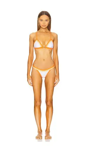 MILLY Amalfi Colorblock Bikini Bottom