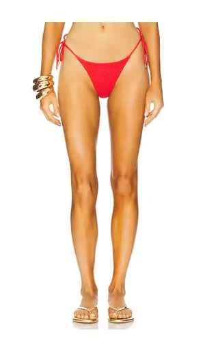 VIX PAULA HERMANNY Tie Side Cheeky Bottom - Red