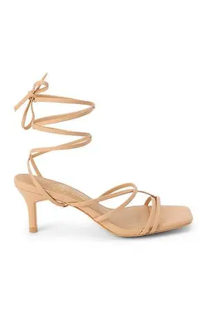 Matisse Lilly Ankle-wrap Kitten Heels - Neutral