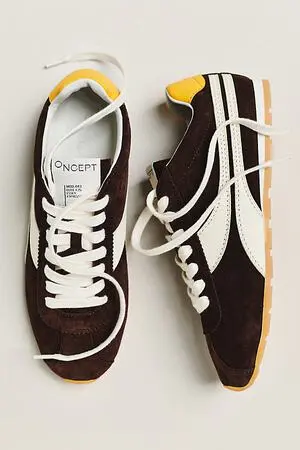 Oncept Essex Suede Ballet Sneakers Espresso