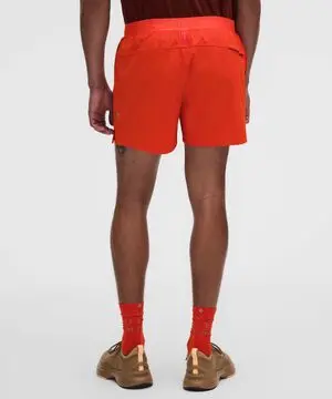 Lululemon License To Train Linerless Short 5 - Cherry Ember