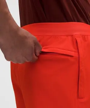 Lululemon License To Train Linerless Short 5 - Cherry Ember