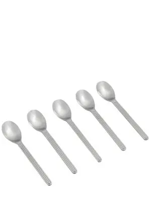 HAY Set Of 5 Sunday Spoons - Silver