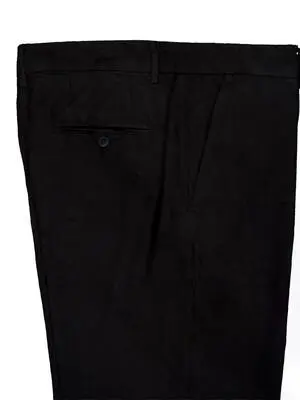 120% Lino Linen Trousers - Black