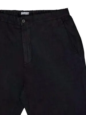 Boglioli Linen Tailored Trousers - Black